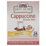 Grove Square Hazelnut Cappucino Coffee Pods, 24 Count for Keurig K-Cup ...