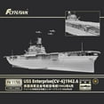 FLYHAWK FH1178S 1/700 Scale USS Enterprise 1942 Deluxe Edition Assembly ...