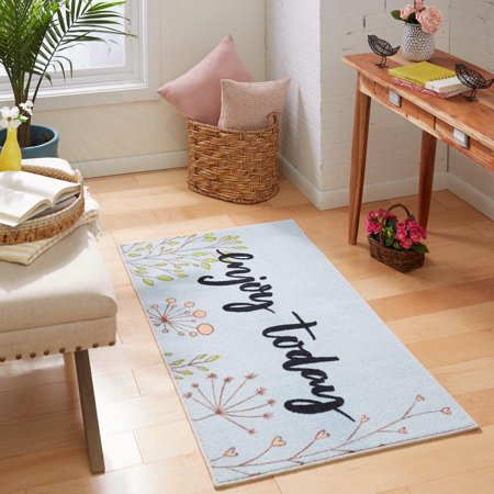 Mohawk Home Print Mat 'Enjoy Today' in Blue, 2' 6'' x 4' 2'' - Walmart ...