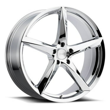22x9 MKW M120 Chrome Wheel 5x4.5 (35mm) - Walmart.com