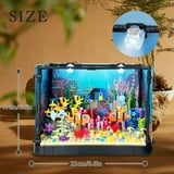 Honchoes Fish Tank Building Blocks Set with LED Compatible with Lego ...