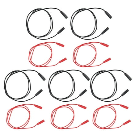 5 Sets Banana Test ,DIY Universal Banana Plug Testing Cable,Female To ...
