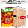 Shazo 2 Pack (6.3L / 213 oz) EXTRA Large Cereal Containers Storage Set ...