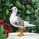 Simulated Seagull Artificial Bird Vivid Garden Home Decor Props ...
