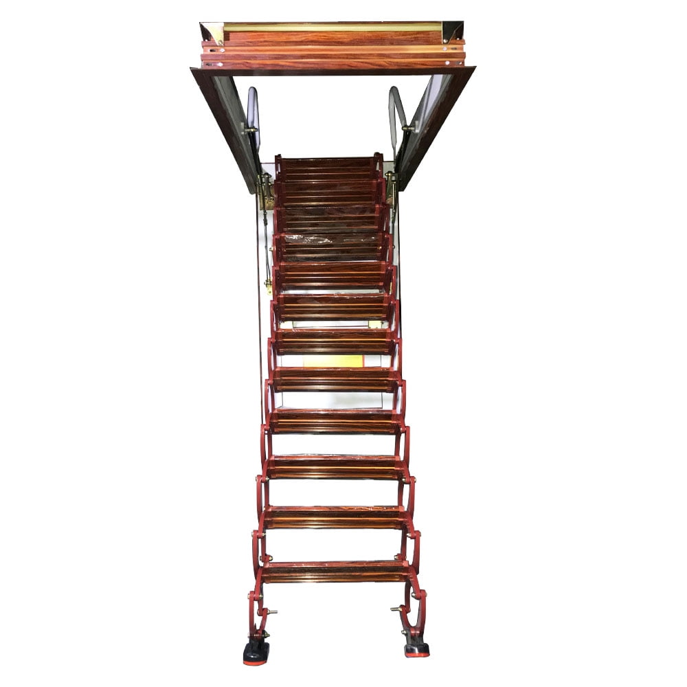 Techtongda Attic Ceiling Ladder Folding Extension Ladder Attic ...