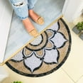 Sardfxul Semi Circle Waterproof Door Mats Washable Non-Slip PVC ...
