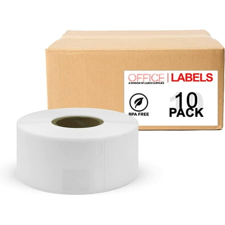 10 Rolls of 30320 Compatible Address Labels for DYMO 1-1/8" x 3-1/2 ...
