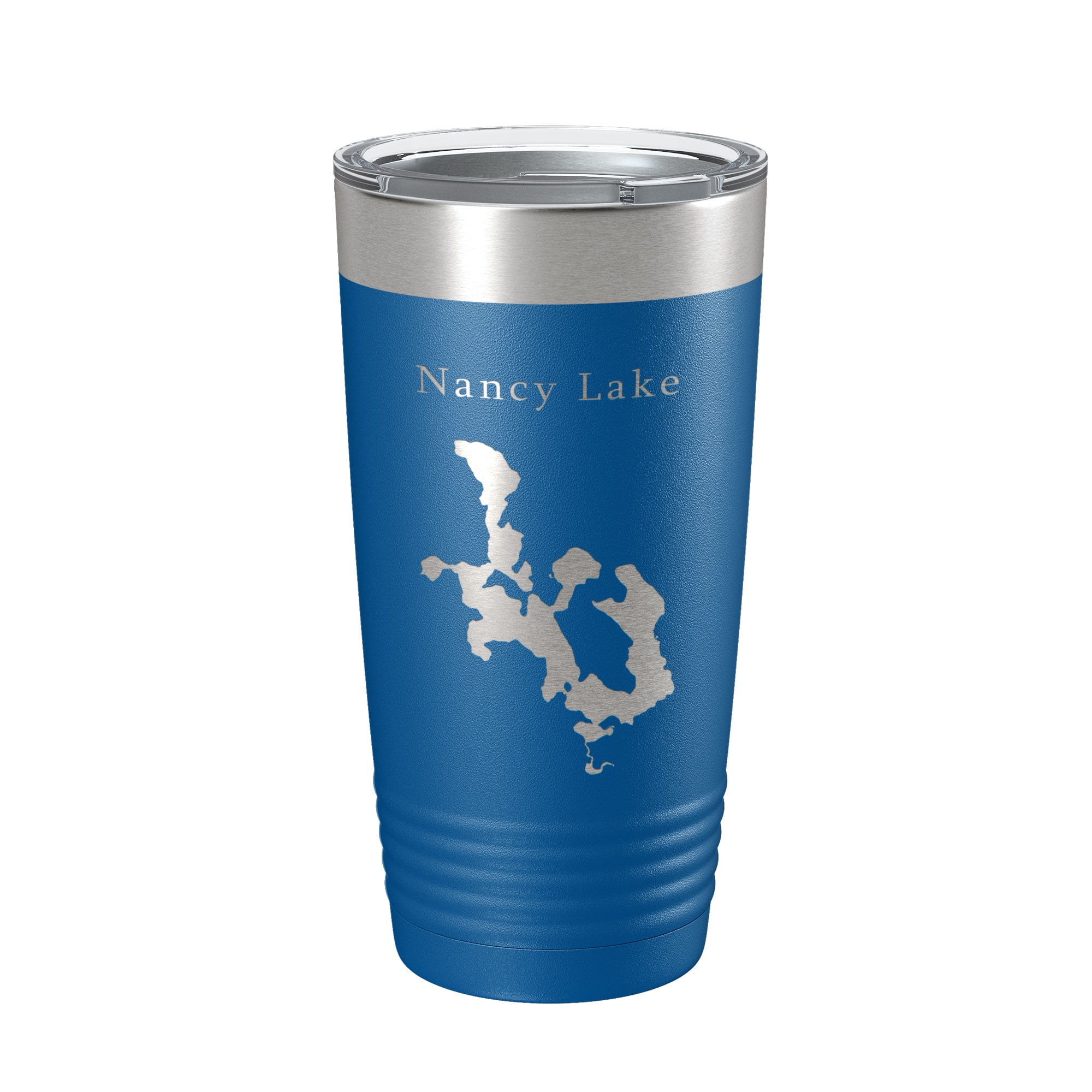Nancy Lake Map Tumbler Travel Mug Insulated Laser Engraved Coffee Cup ...