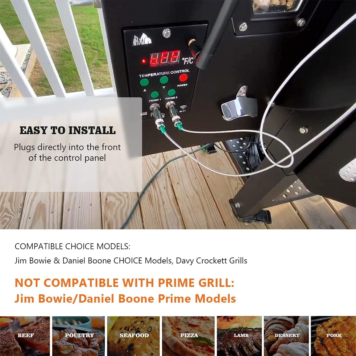 Gmg Daniel Boone Probe Green Mountain Grills Thermal Sensor For Jim ...