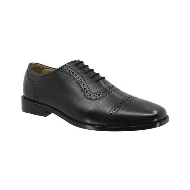 Zapato Bostoniano Suela De Cuero Triples Firenze 36151 Negro Para ...