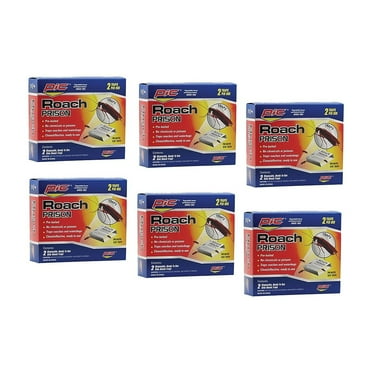 PIC RP Roach Prison Covered Insect Glue Trap, 2 pk - Walmart.com