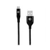 8pin And Micro Usb Flat Cable 3.2ft 2-in-1 Usb Data In Hot Pink ...