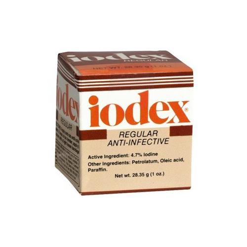 Iodex Regular Anti-Infective Ointment Jar 1oz Each - Walmart.com ...