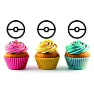 Whimsical Practicality Pokemon Edible Wafer Cupcake Toppers, Bakery ...