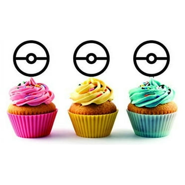 DecoPac Pokemon Cupcake Rings, Birthday Party Decorations, Cake Topper ...