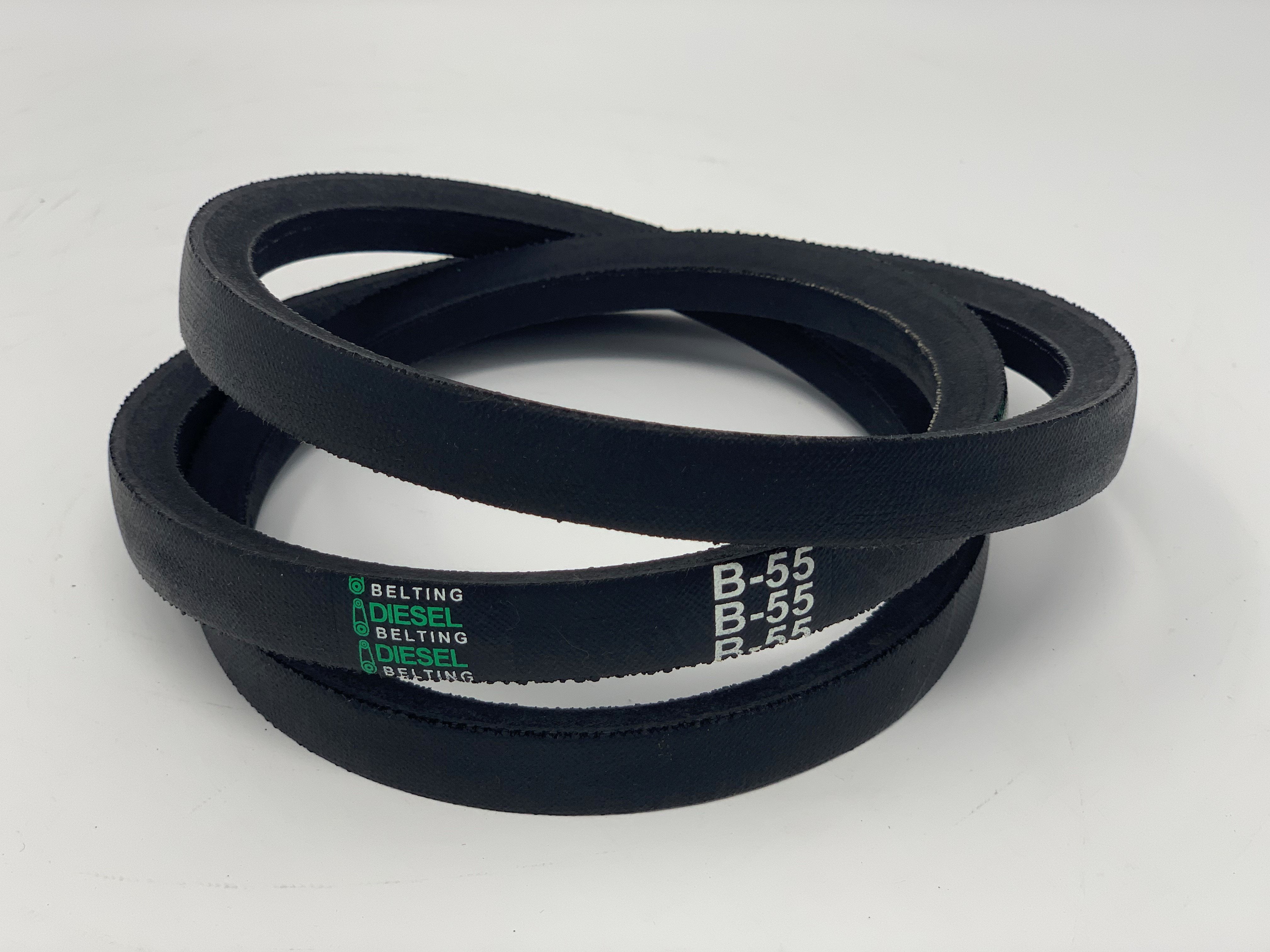B55 Classic Wrapped V-Belt 21/32 x 58in Outside Circumference - Walmart.com