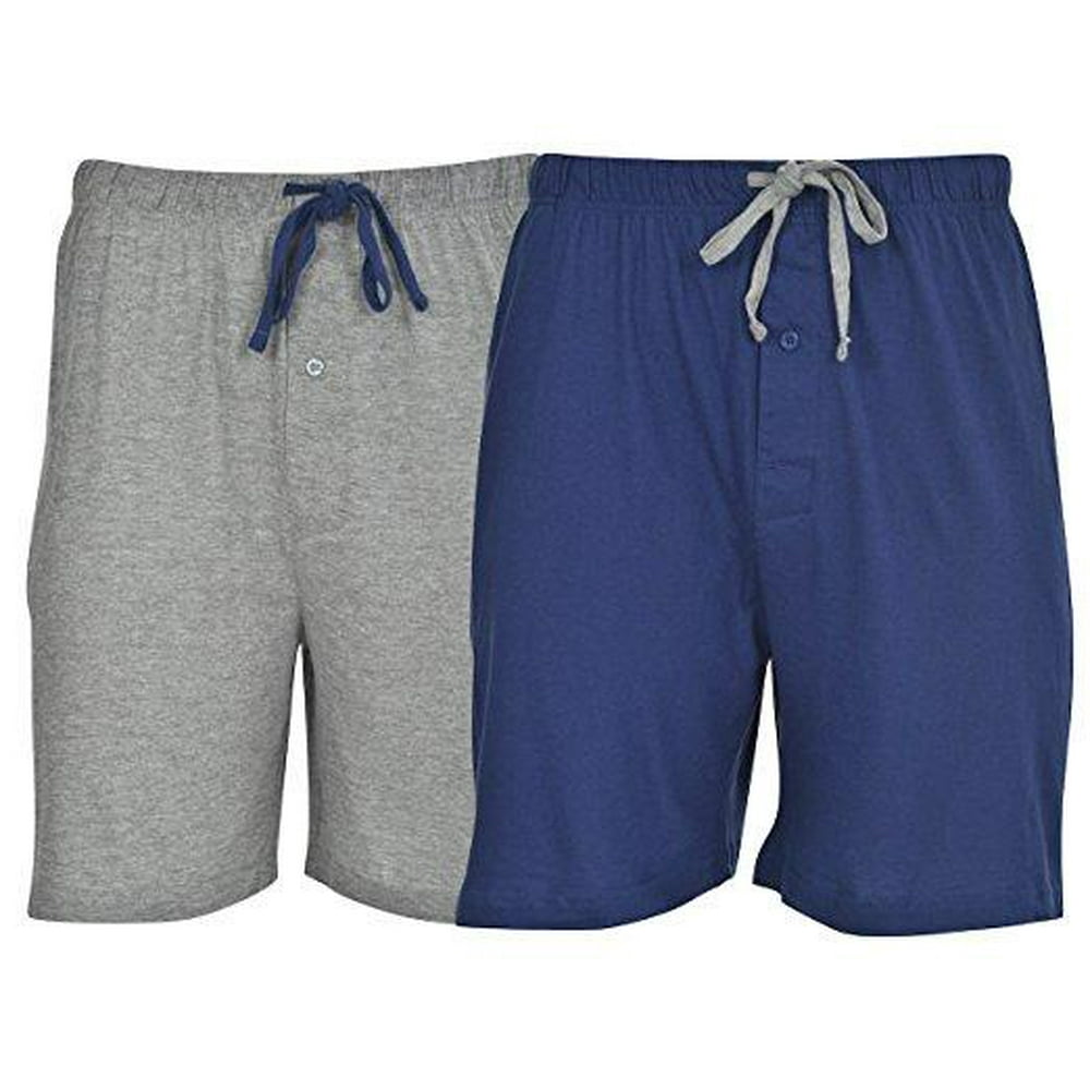 Hanes Hanes Mens 100 Cotton Jersey Lounge Pajama Sleep Short Sizes
