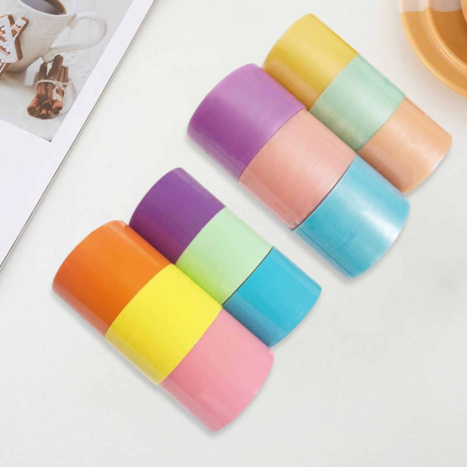 12 Pieces Stick Rolling Tapes Color Ball Tape DIY Making Ball Funny ...