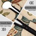 ARTSLION Round Outdoor Tablecloth For Up To 52in With Umbrella Hole ...