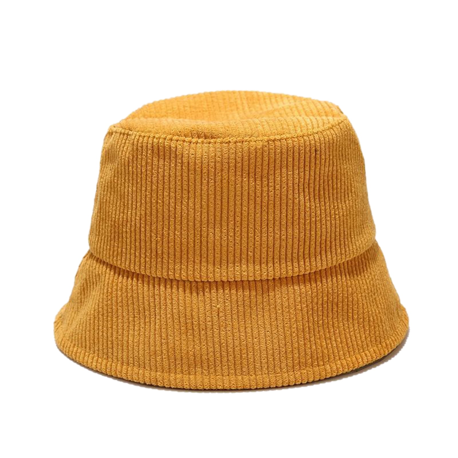 Bucket Hat Wide Brim Stylish Korean Style Casual Corduroy Couple Cap ...