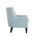 Lifestyle Solutions Hailey Traditional Accent Chair, Aqua Fabric ...