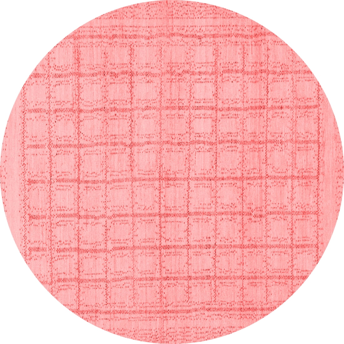 Ahgly Company Indoor Round Solid Red Modern Area Rugs, 5' Round ...