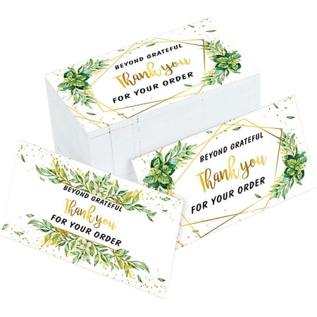 180 Pieces Grateful Thank You for Your Order Cards Customer Thank You ...