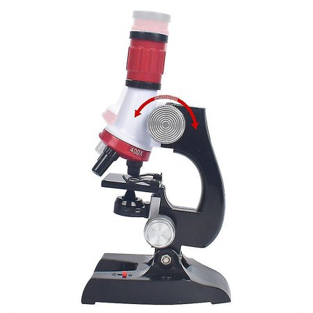 Portable Lab Microscope For Children 120/400/1200x Led Microscope Kit ...