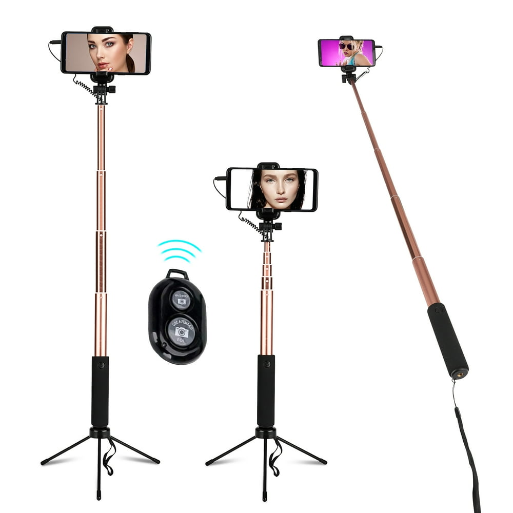 Selfie Stick Extendable Selfie Stick Tripod With Detachable Wireless