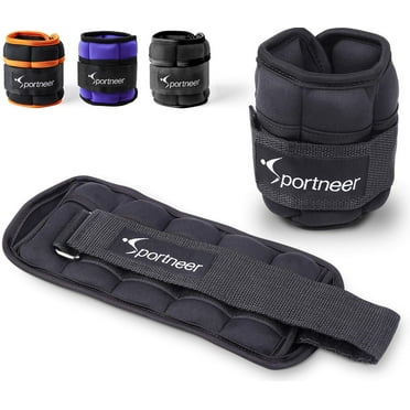 Gymenist Pair Of Ankle Weights Can Be Adjusted Up To 5.0 Lb. Each Set of 2 x Weight Wraps (Total ...