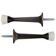 Bulldog Hardware Screw-in Solid Doorstop, Oil Rubbed Bronze, 2 Pack ...