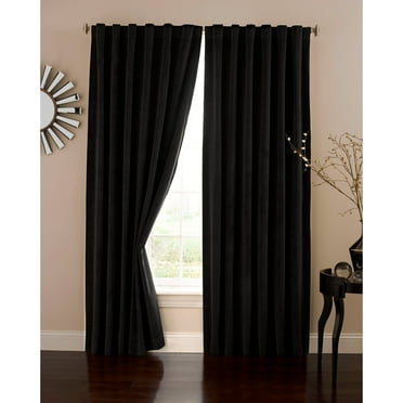 Eclipse Absolute Zero Velvet 100% Solid Blackout Home Theater Curtain ...