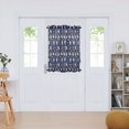 Astronaut Cute Dog Door Curtain Sheer Privacy Light Filtering Window ...