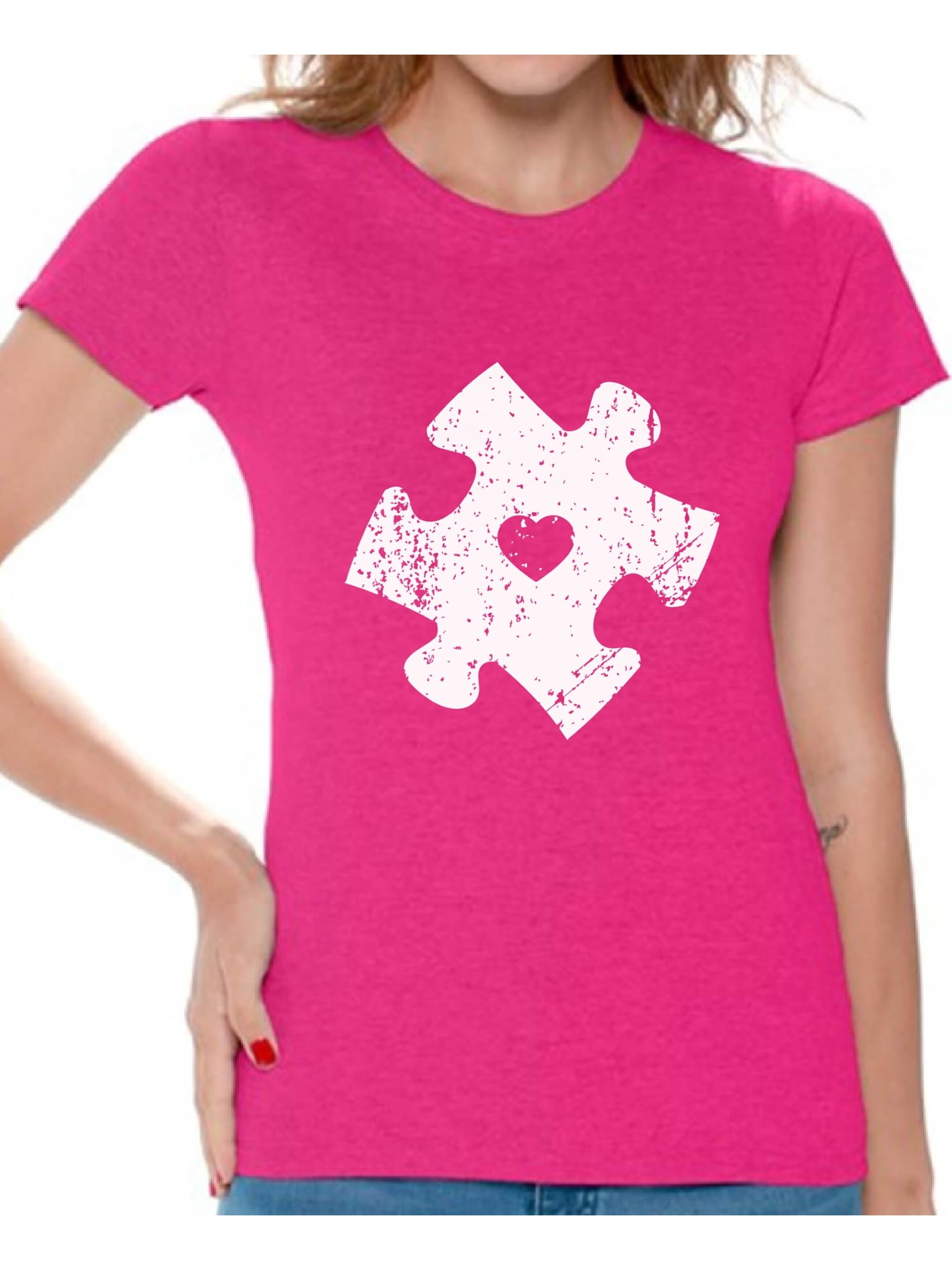 Awkward Styles Autism Puzzle Shirts for Women Autism Awareness T Shirt ...