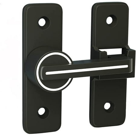 TILIYHELLO 180° Illuminated Sliding Interior Door Latch Lock Toggle ...