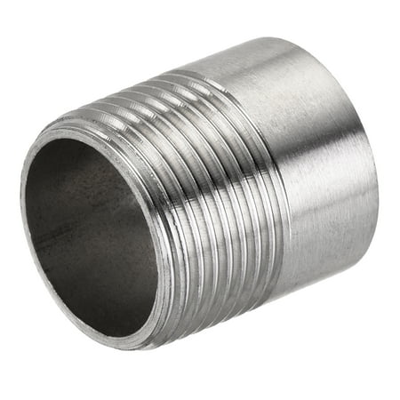 Uxcell 304 Stainless Steel G3/4 Male Half Threaded Weldable Weld ...