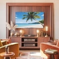 Beach Palm Tree TV Dust Cover 43 Inch, Summer Ocean Blue Sky Tropical ...