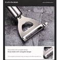 3-in-1 Stainless Steel Peeler with Sharp Swivel Blade, Multi-Functional ...