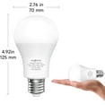2-Pack 150W LED Bulbs, 5000K Daylight, E26 Base, 2500 Lumen, Non ...
