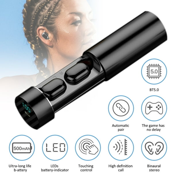 Mistaha A6 True Wirelessly Stereo Earbuds Mini Bluetooth Earphone Bluetooth5.0 Sports Headset Hi ...
