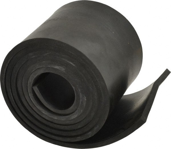 Made in USA 1/4" Thick x 4" Wide x 60" Long, Buna-N Rubber Strip Stock ...