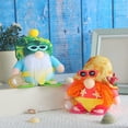 Yruyptpaln Garden Statues Large Statue Solar Cute Beach Doll Seaside