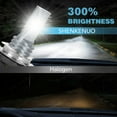 QUAYUB 2x H15 Led DRL Headlight High Beam Bulbs 715 Bright White 6000k ...