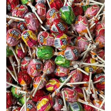 Juicy Drop Pop Variety Pack, Assorted Flavors Sweet Lollipops with Sour ...