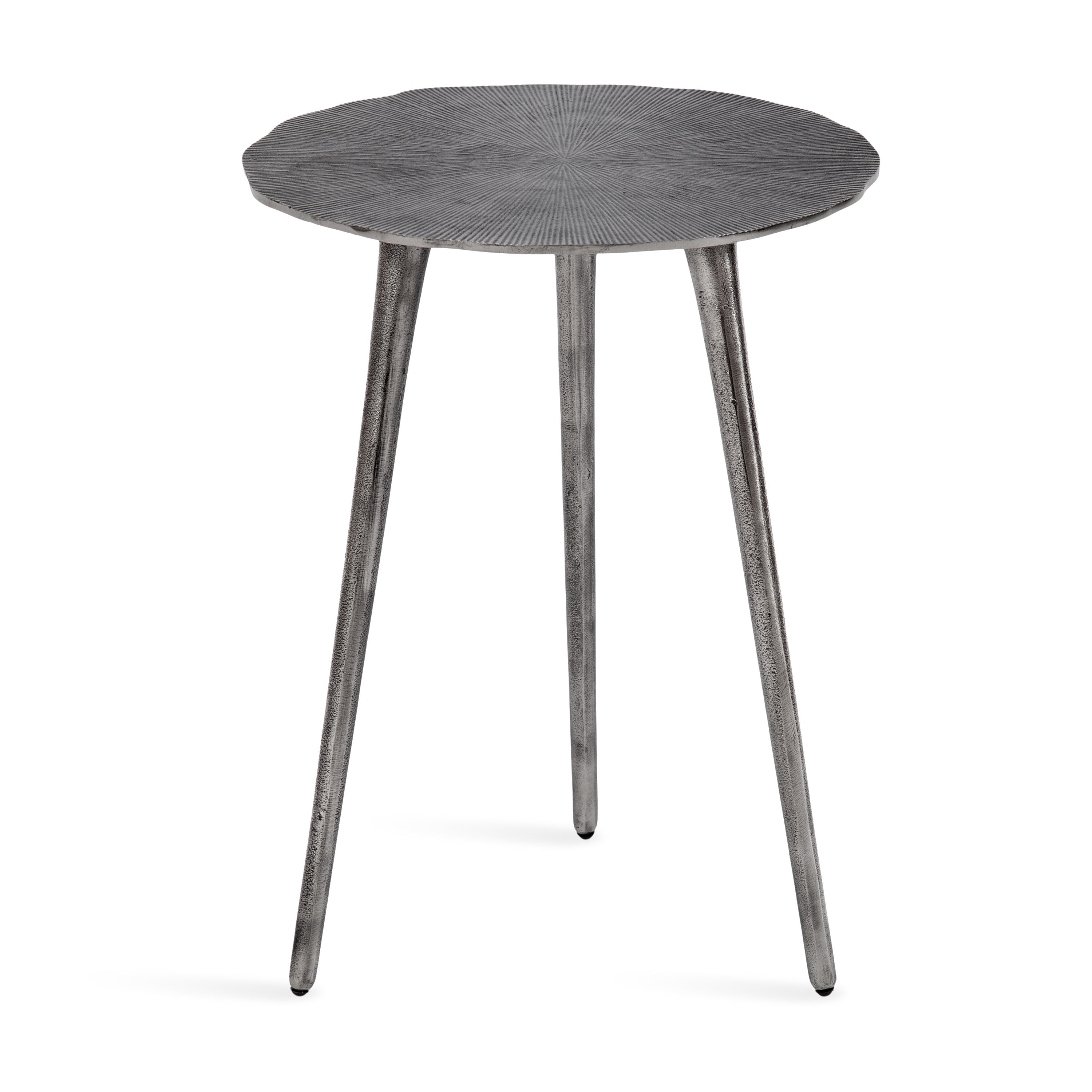 Kate and Laurel Sancia Modern Round Side Table, 16 x 16 x 20, Silver ...