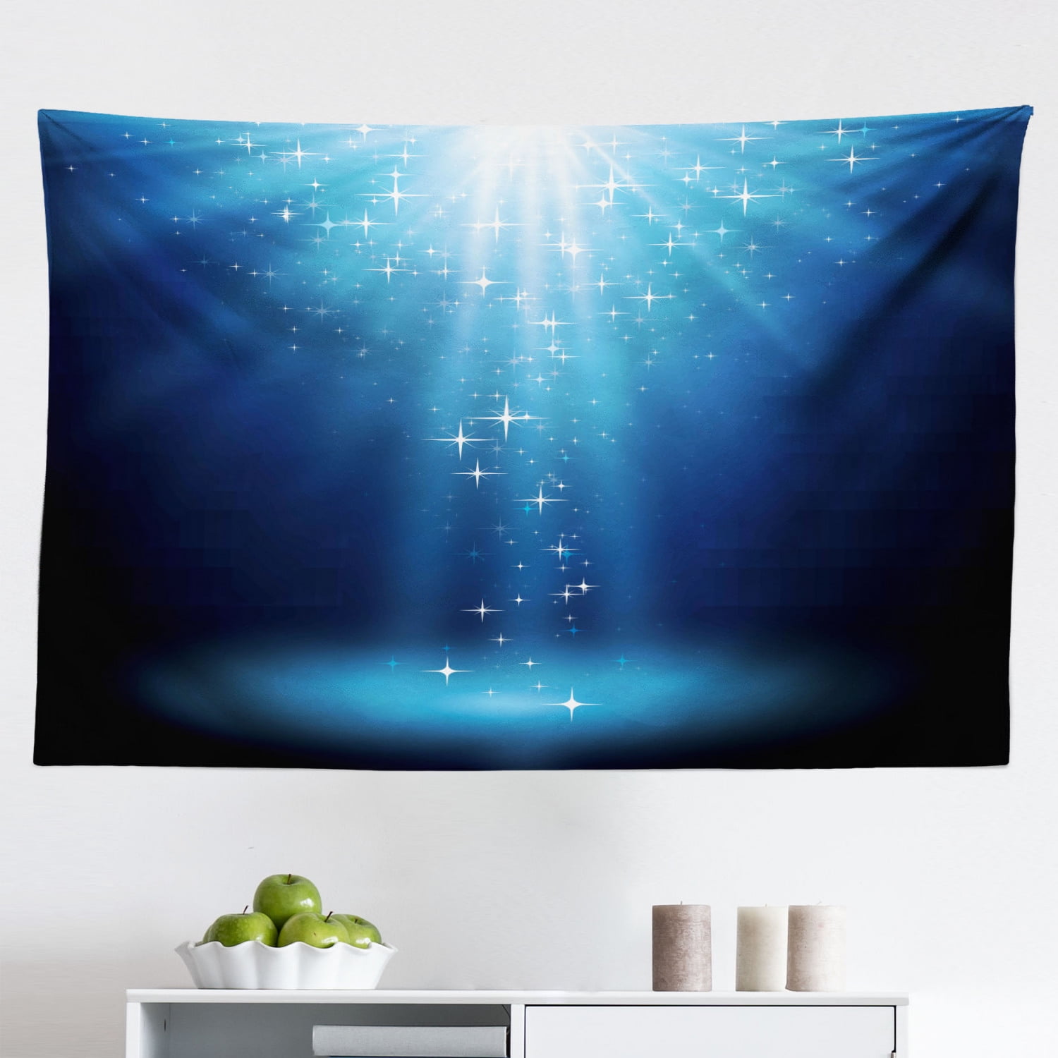 Magic Tapestry, Magic Fantasy Celebration Swirling Stars with Tail ...