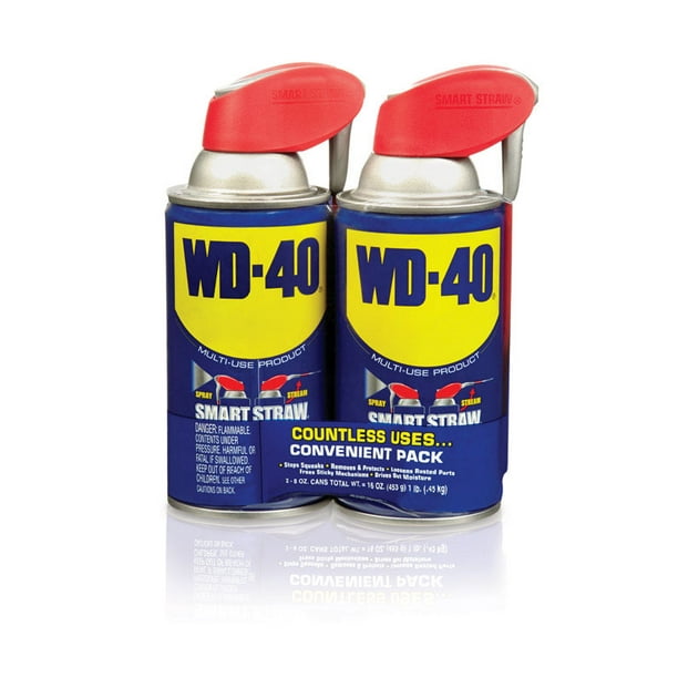 WD-40 Multi-Use Product with Smart Straw, 8 Ounce, 2 Count - Walmart.com