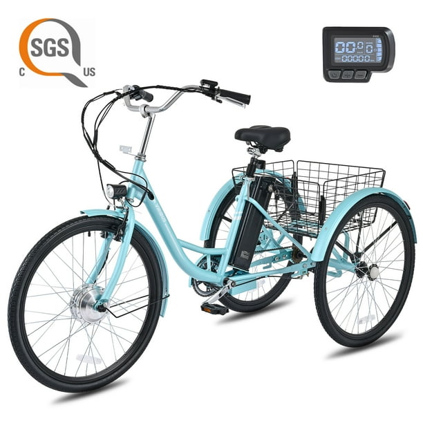 Viribus 24" Adult Electric Tricycle 250W Electric Trike with 36V 13Ah ...