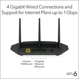 NETGEAR Nighthawk AX4 4-Stream AX3000 Wireless WiFi 6 Router (RAX36S ...