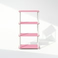 Furinno Turn-N-Tube 4-Tier Multipurpose Shelf Display Rack, Shelving ...